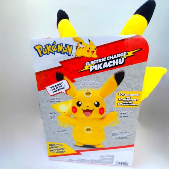 Pokémon Jazwares | Toys | Pokemon Electric Charge Pikachu Toy Lights ...